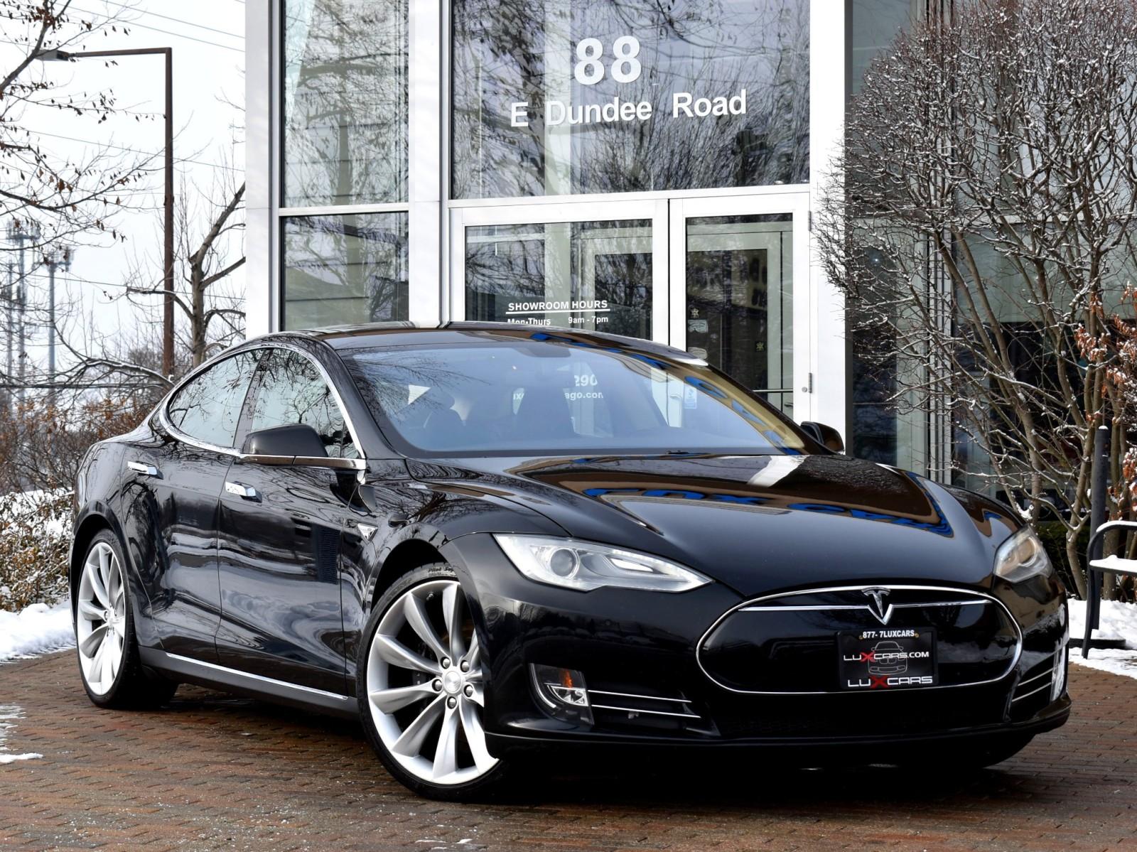 Tesla Model S P85 Silver