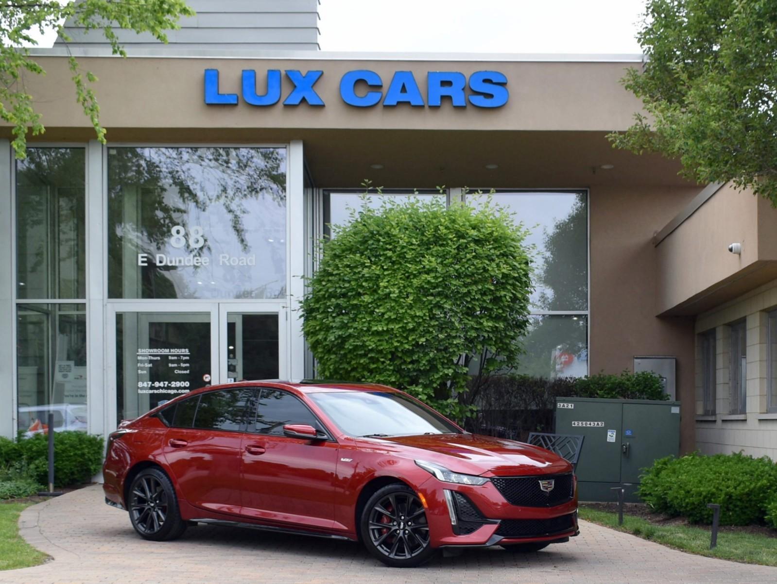 Used 2021 Cadillac CT5 V-Series AWD Platinum Pkg. Pano Roof Parking Pkg. Premium Tech Pkg. AWD ...